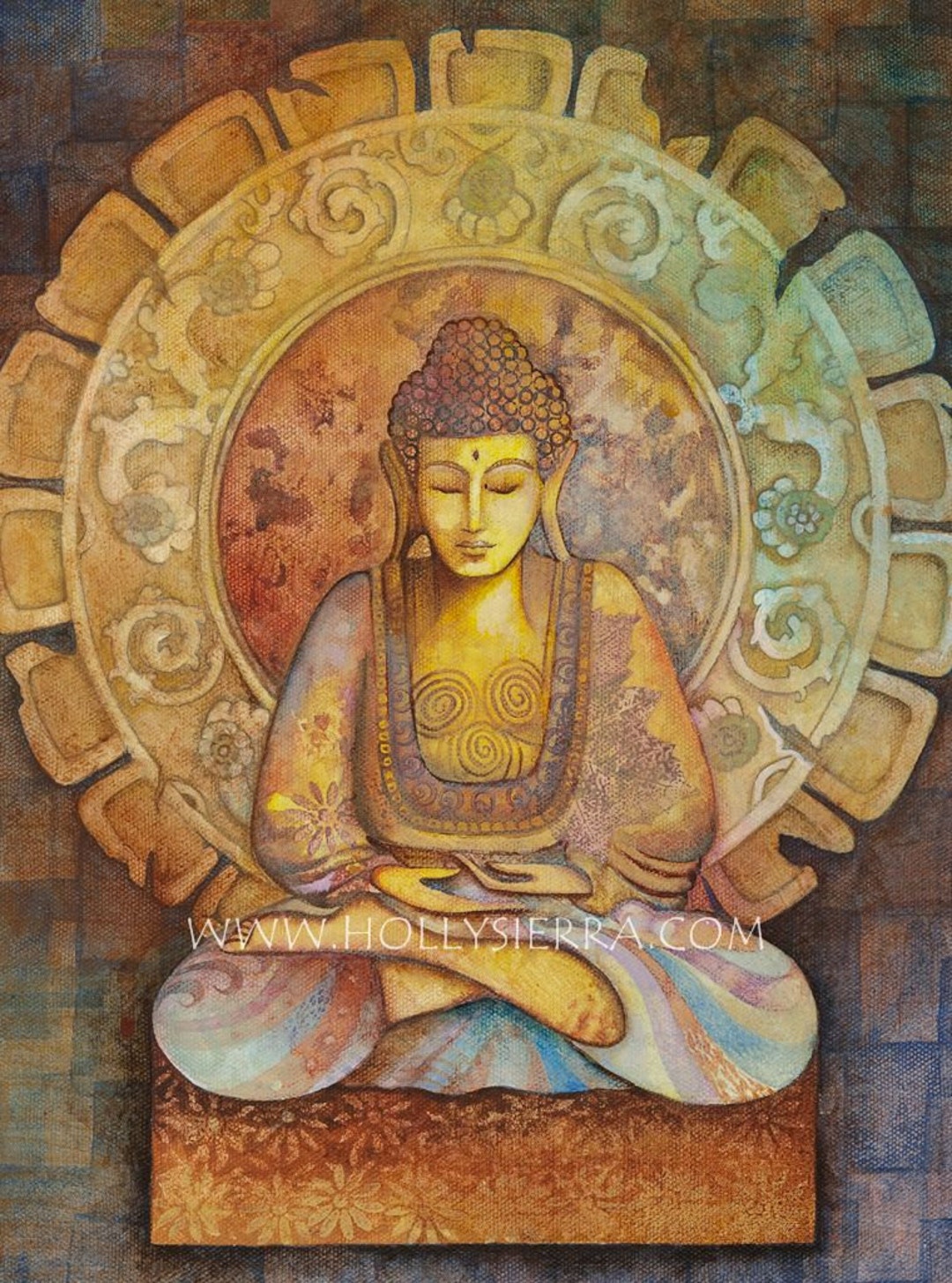 Buddha - A Fine Art Greeting Card - Etsy