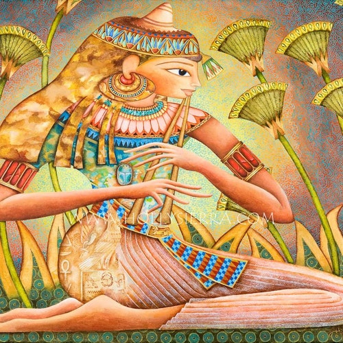 Maat A Fine Art Greeting Card - Etsy