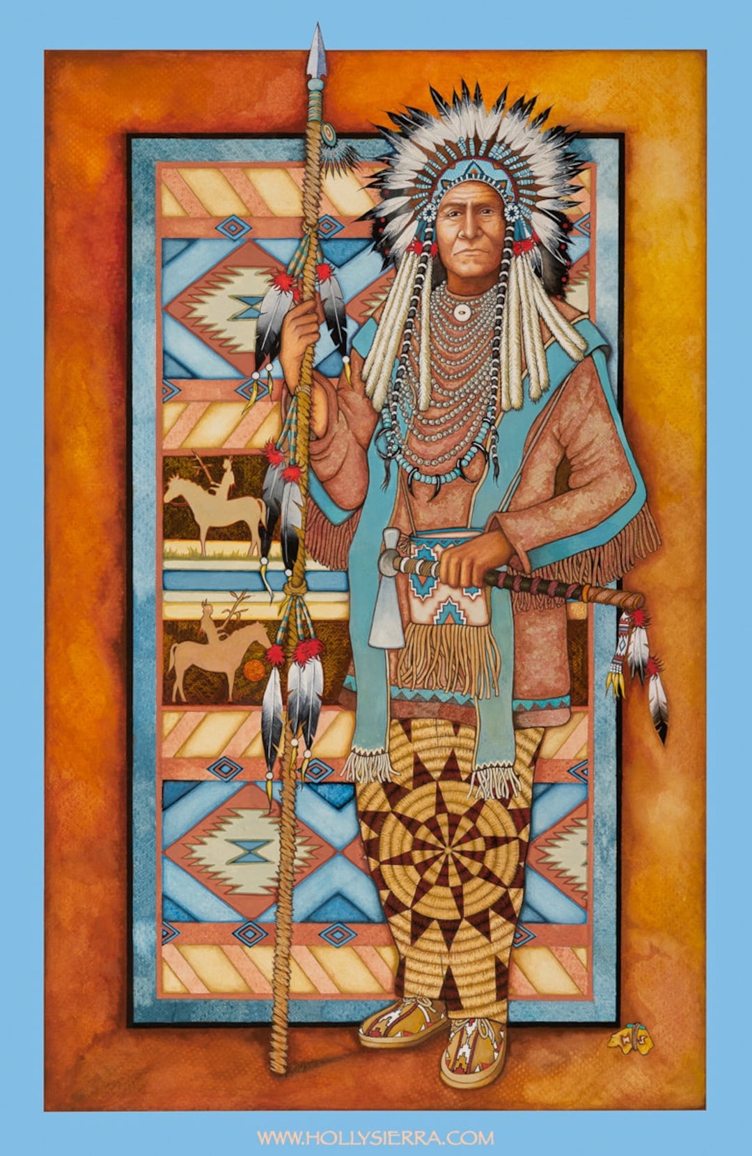 Chief - Black Elk - A Native American Inspired Chief - Etsy
