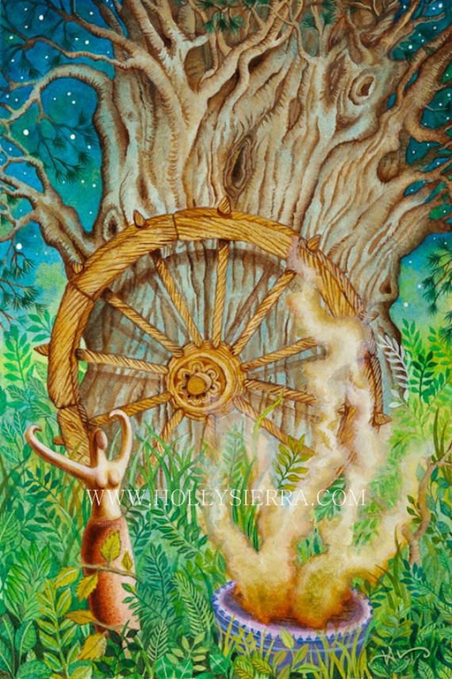 The Wheel - Tarot Wheel of Fortune - Etsy