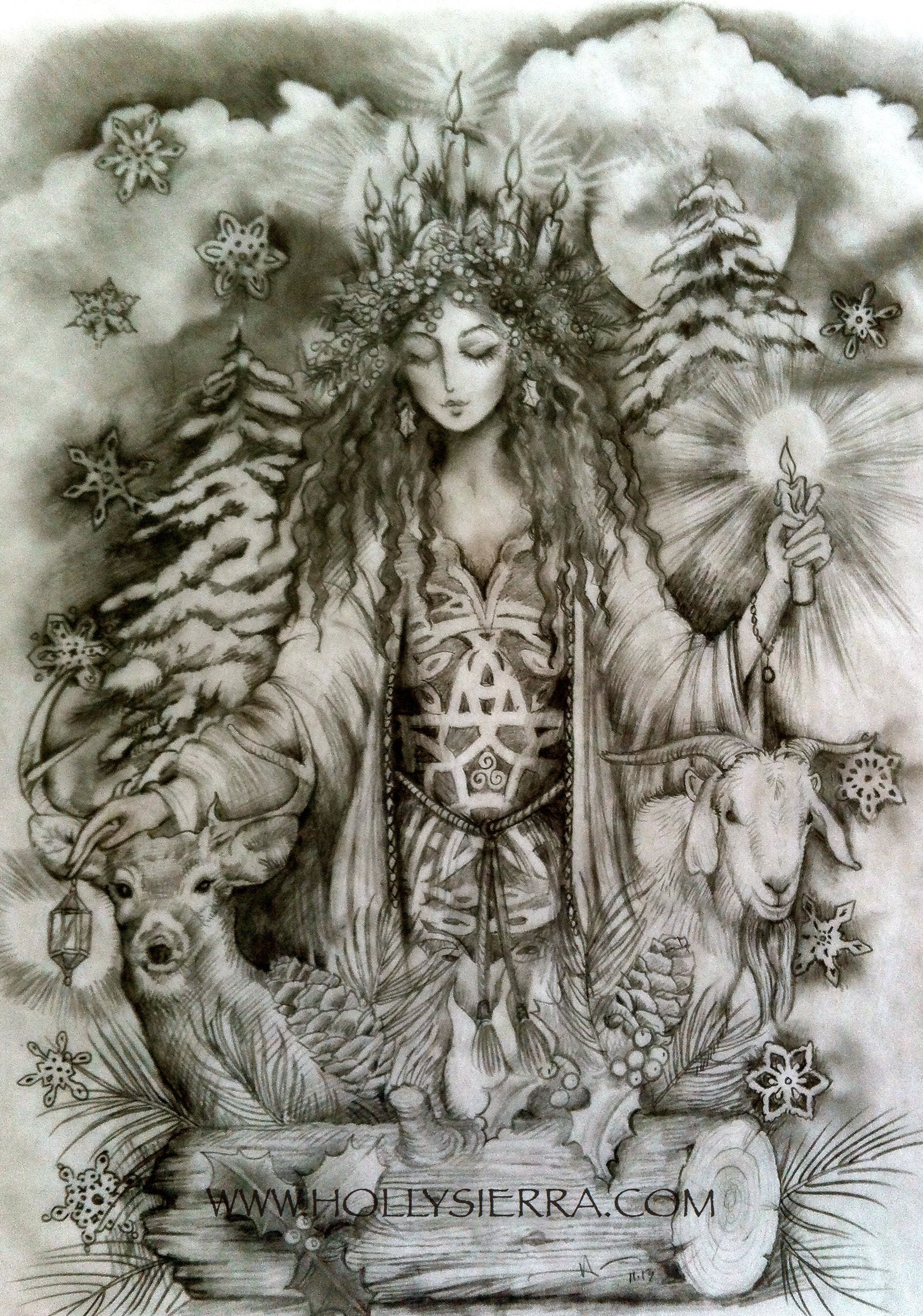 Goddess Of Winter Solstice
