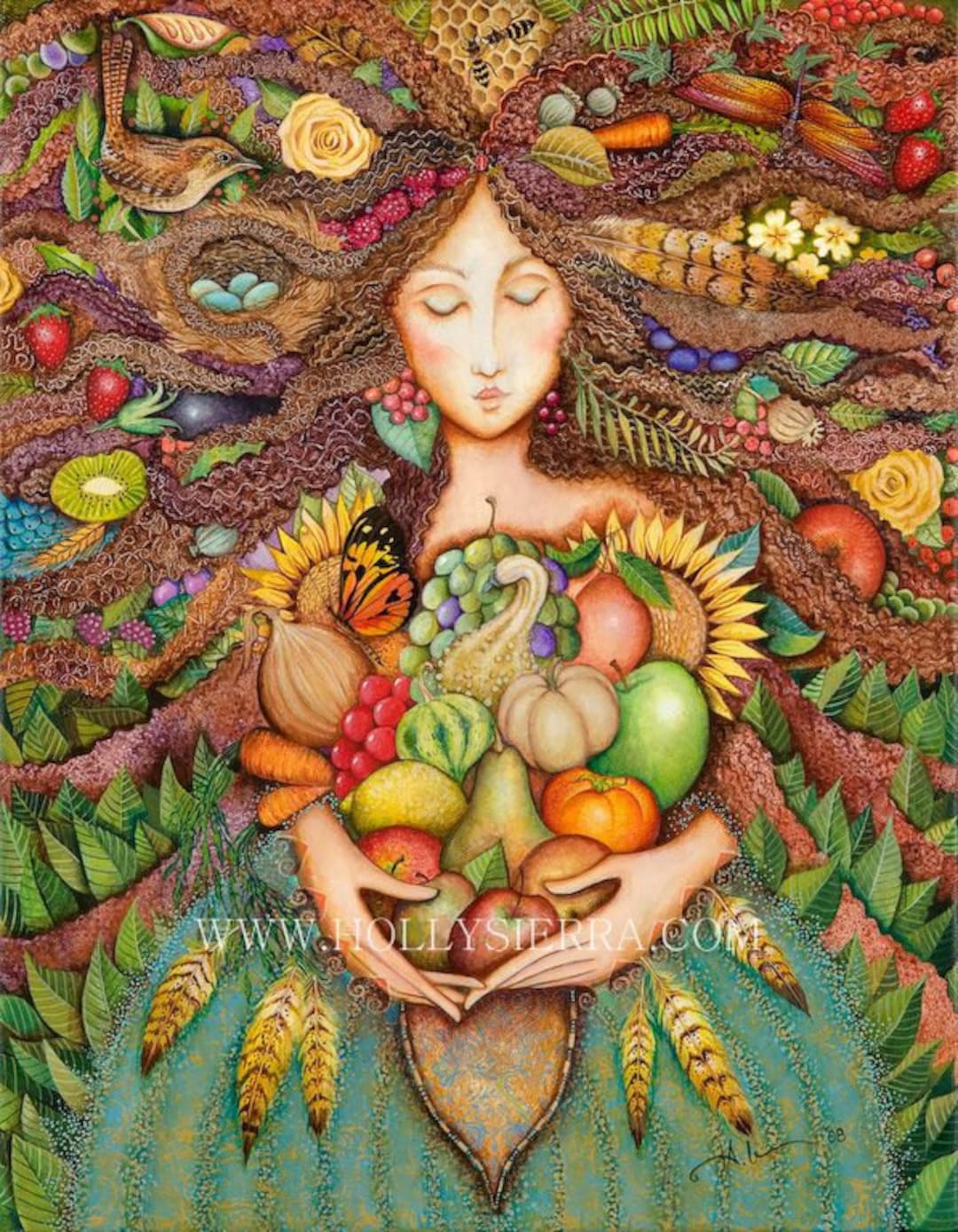 The Harvest Goddess - Mistress of Mabon - Etsy