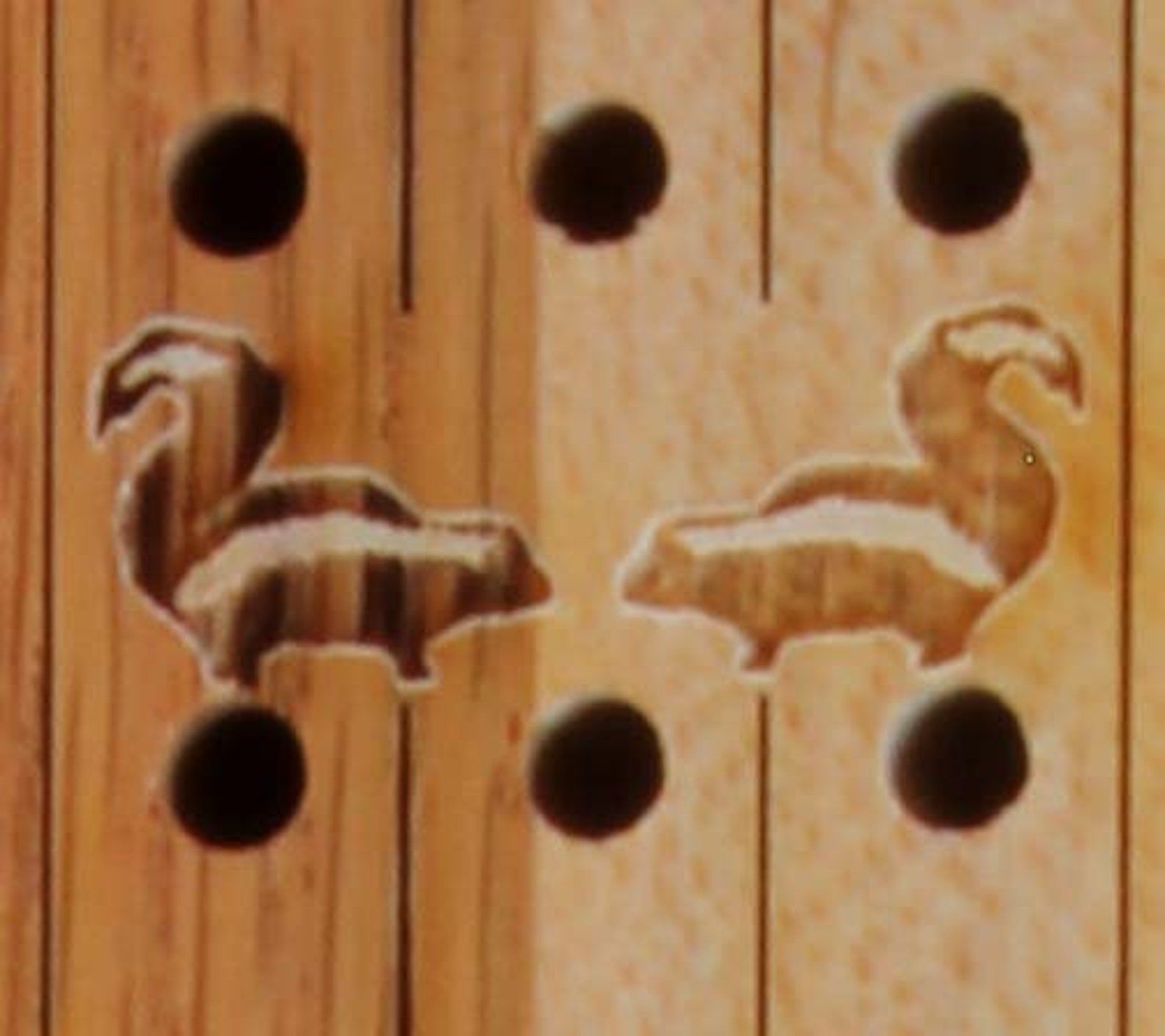 Deluxe Hardwood Cribbage Board With Laser Graphics Depicting | Etsy