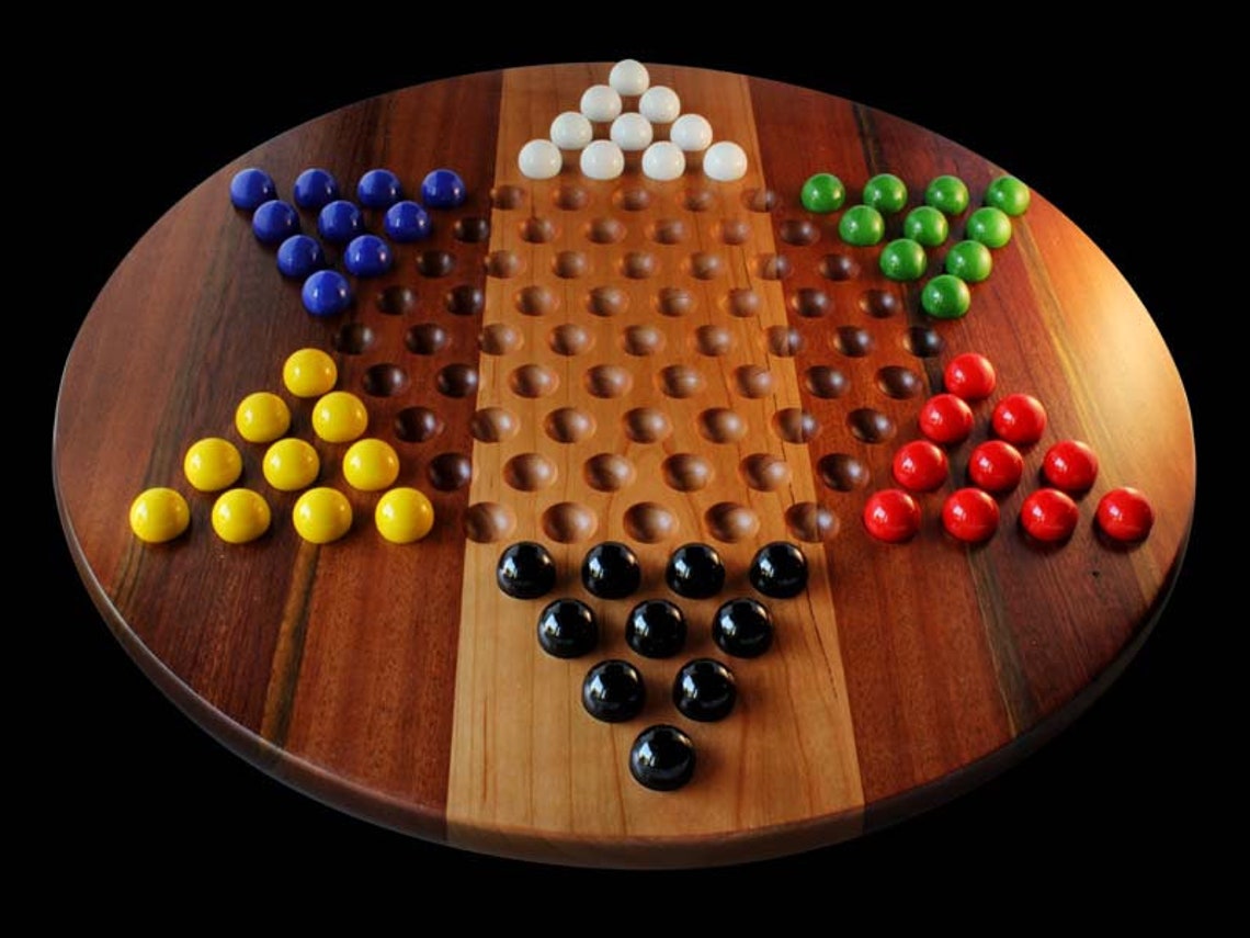 16" Diameter Chinese Checkers Game Board - Etsy