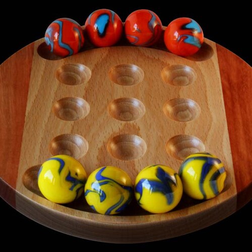 Marble push A Game for Intellectuals. | Etsy