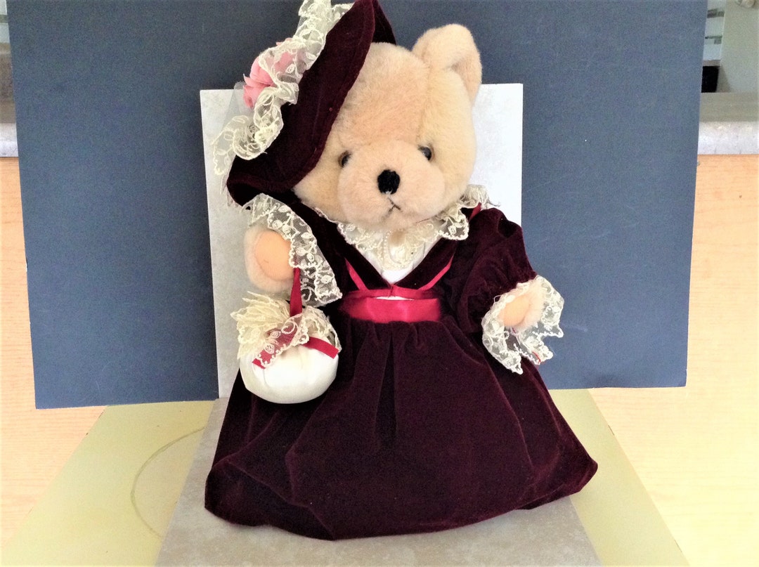 Vintage Teddy Bear Plush Toy by Anco Merchandise 1990 Classic Timeless ...