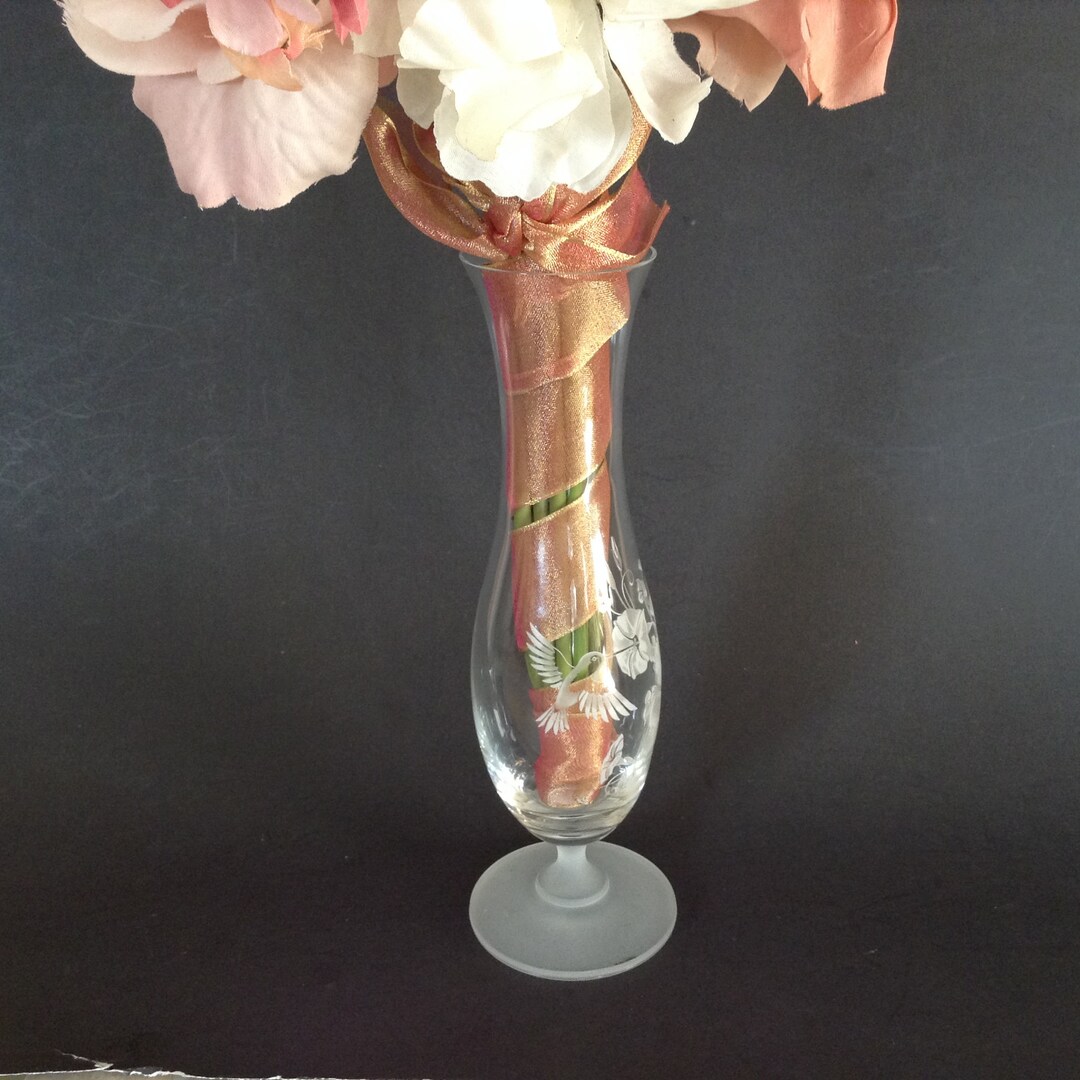 Vintage Avon Hummingbird Vase: Elegant Home Decor Accent 1990 - Etsy