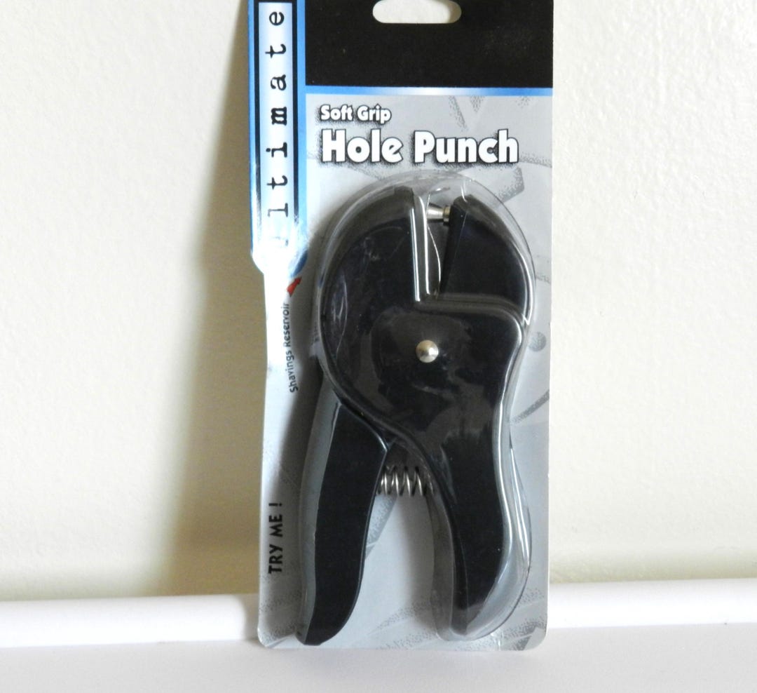 Vintage Soft Grip Hole Punch by It's Academic 1990s - Etsy