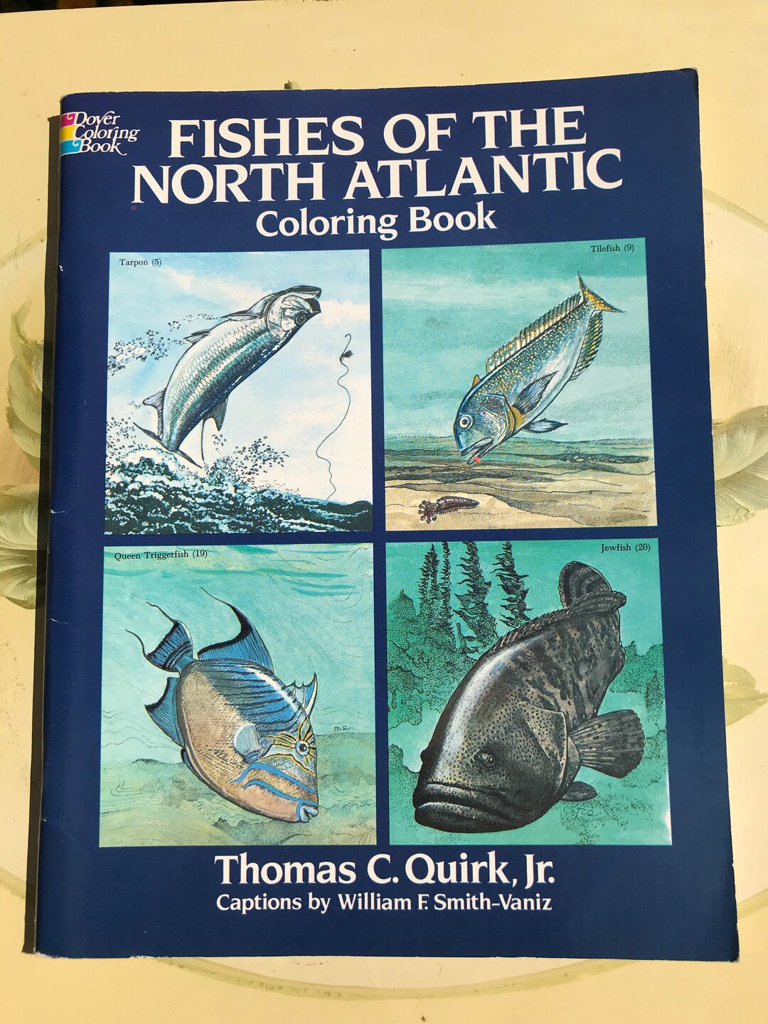 Fish Coloring Book by Thomas C. Quirk Jr. 1985 Edition - Etsy