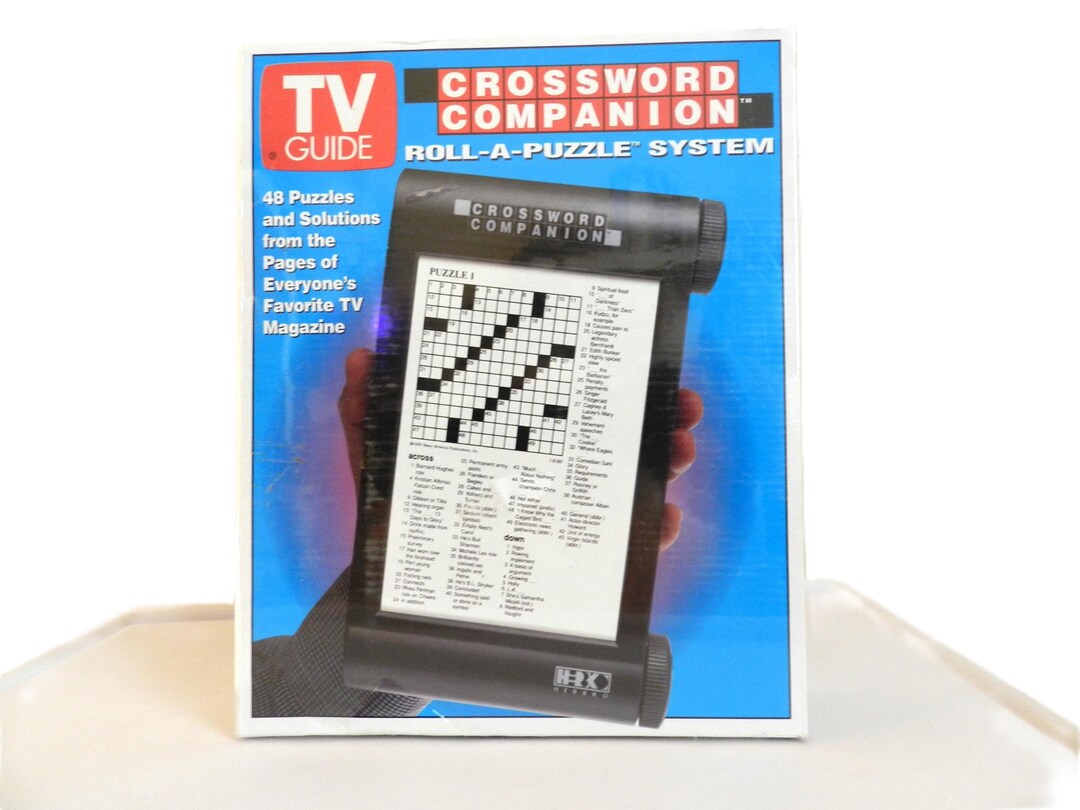 Vintage TV Guide Crossword Puzzle Companion by Herbko 1995 Sealed - Etsy