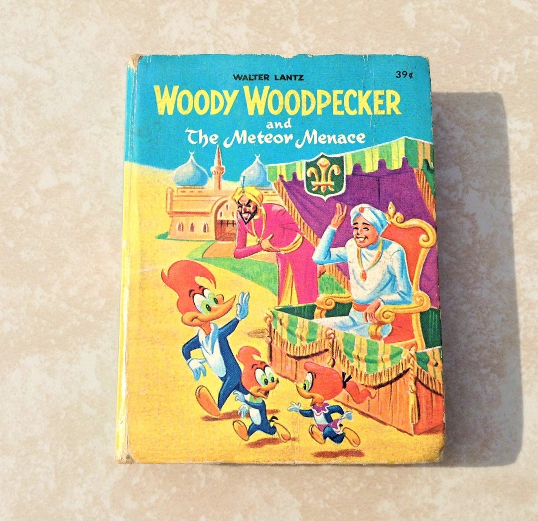Vintage Woody Woodpecker Book the Meteor Menace 1967 Edition Walter ...