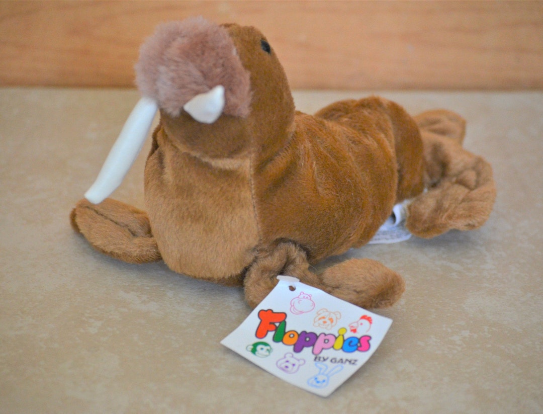 Vintage Ganz Floppies Lenny Plush Walrus Toy 1996 - Etsy