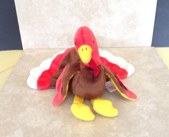 TY Beanie Babies Gobbles a Plush Turkey-1999 - Etsy