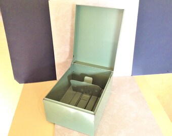 Green Metal Box - Etsy