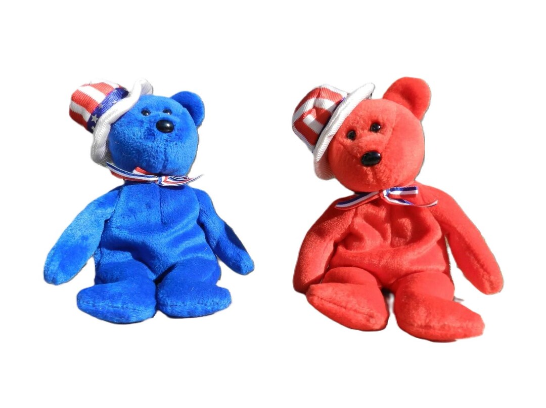 Vintage Ty Beanie Babies Sam 2003 Pick Your Patriotic Pal - Etsy