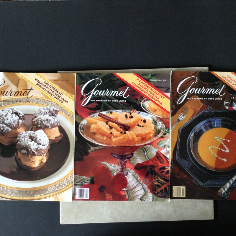 Gourmet Magazine - Etsy