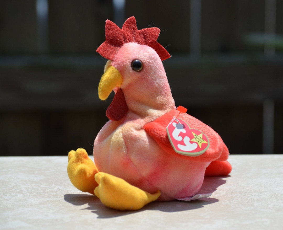 Vintage Ty Strut Beanie Babies Rooster 1997 - Etsy