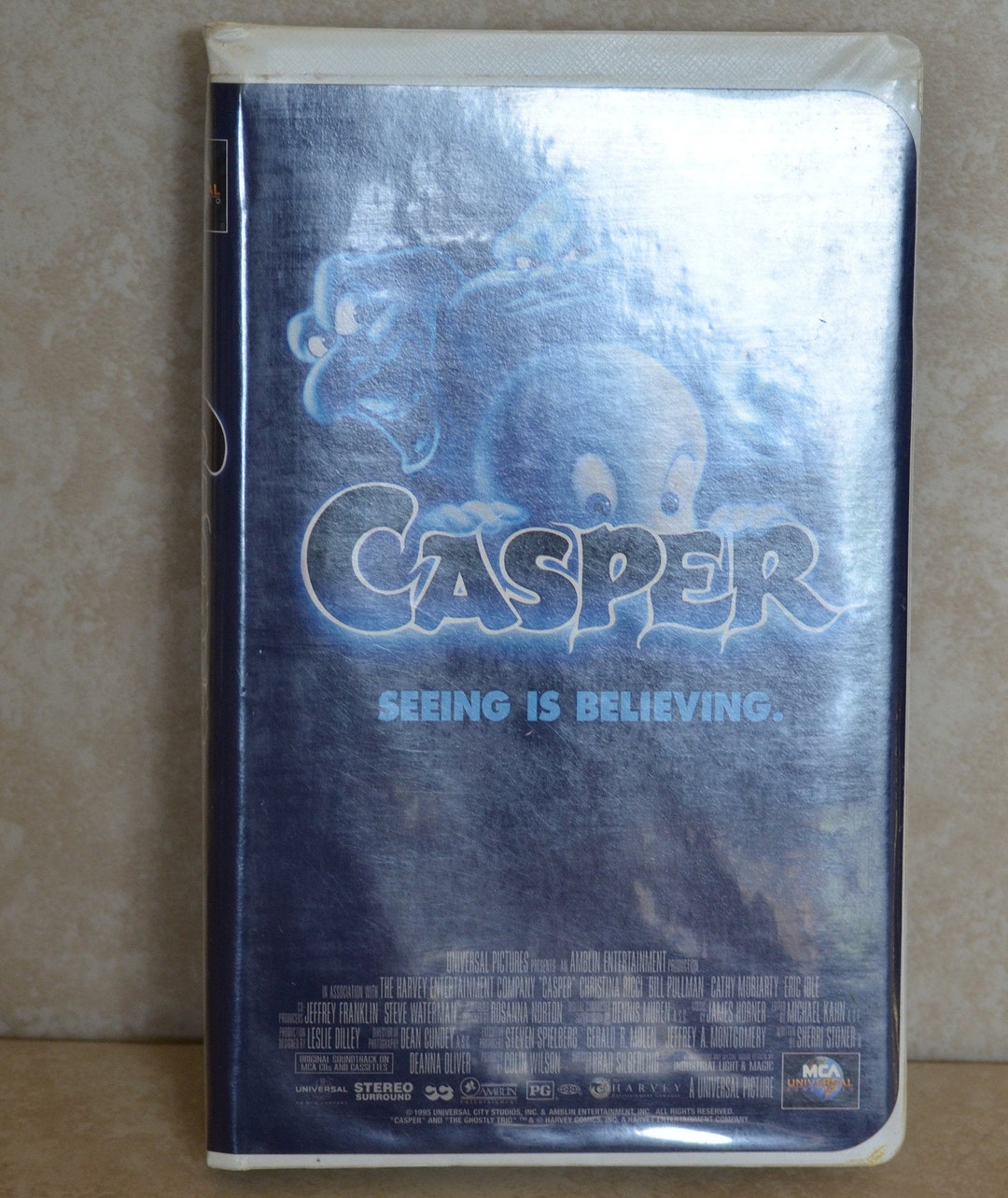 Vintage Casper VHS Tape 1995 Universal Studios Classic Film Family ...