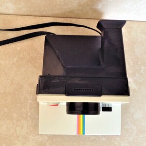 Polaroid Onestep Land Camera-white Rainbow-70s - Etsy