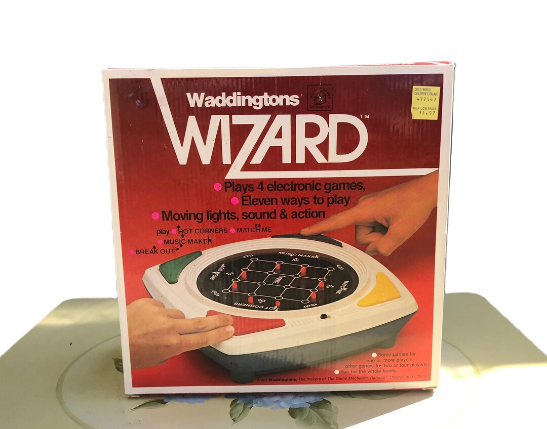 Vintage Waddingtons Wizard Electronic Game From 1979 - Etsy
