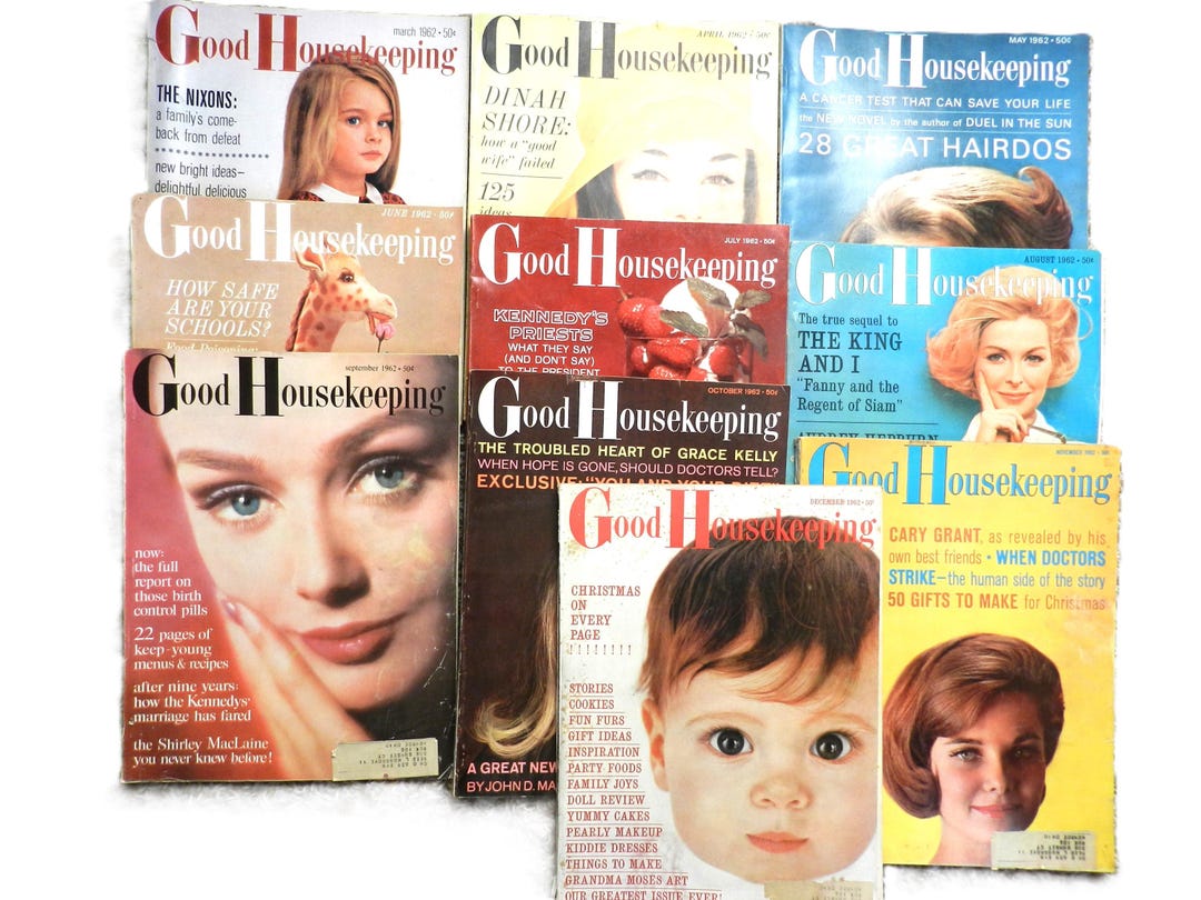 1962 Good Housekeeping Magazines, Pick Your Favorite Issue - Etsy