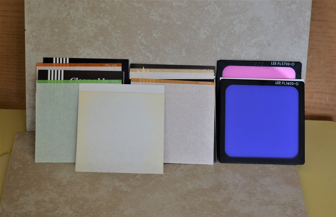 Vintage Lee Daylight Fluorescent Lens Filters 1990s Photography ...