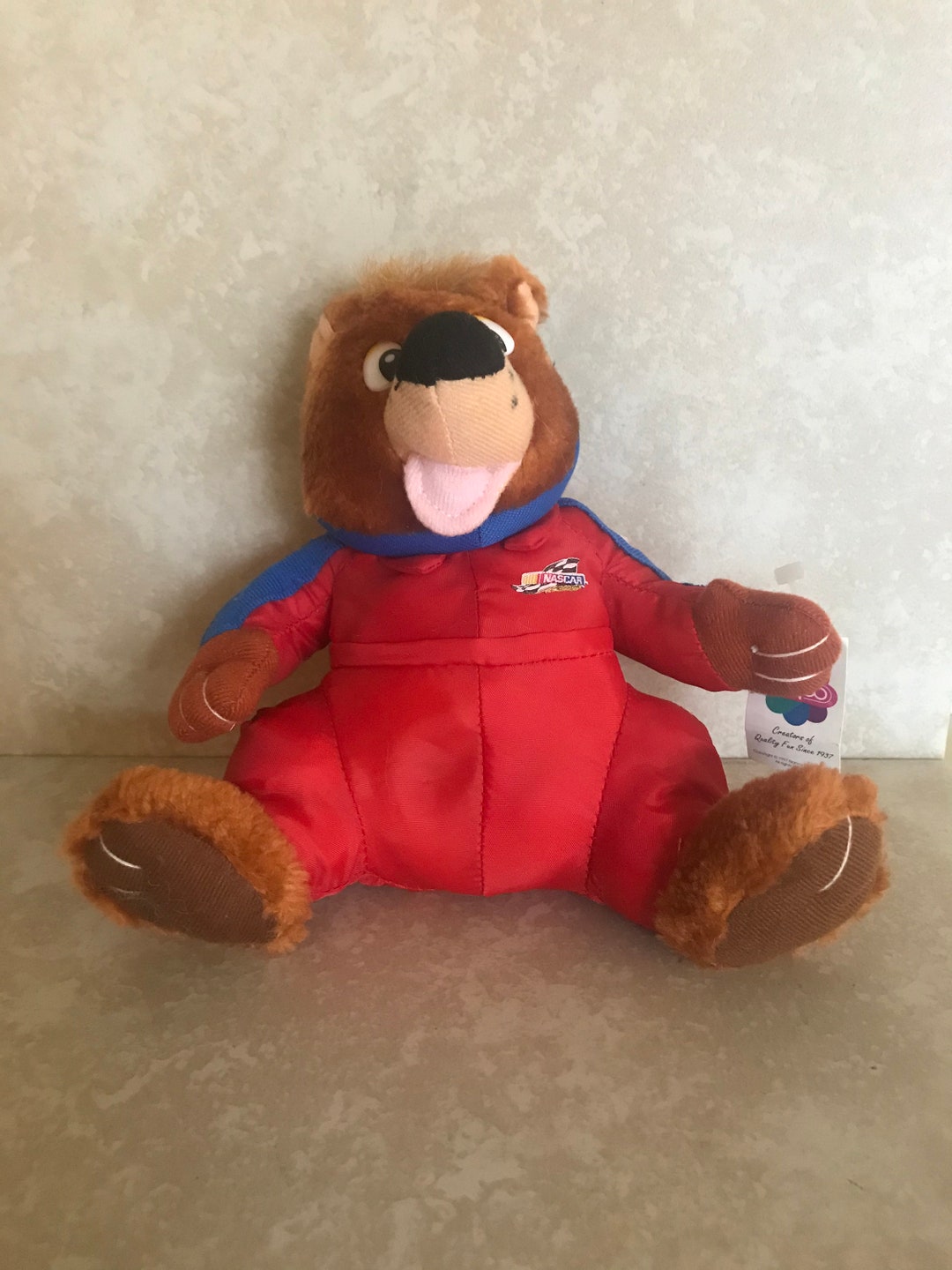 Vintage Nascar Plush Bear 1997 - Etsy
