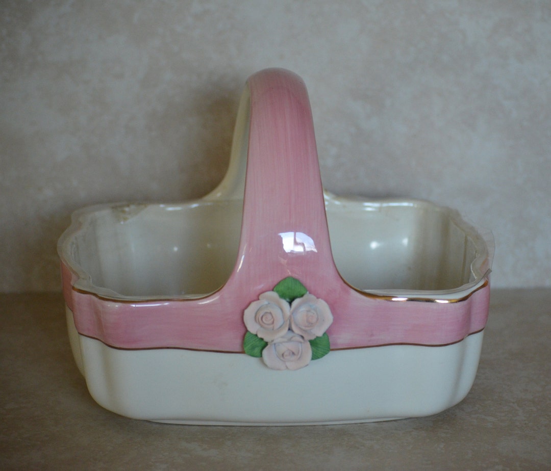 Vintage Basket Planter 1990s Unique Teleflora Gift Planter - Etsy