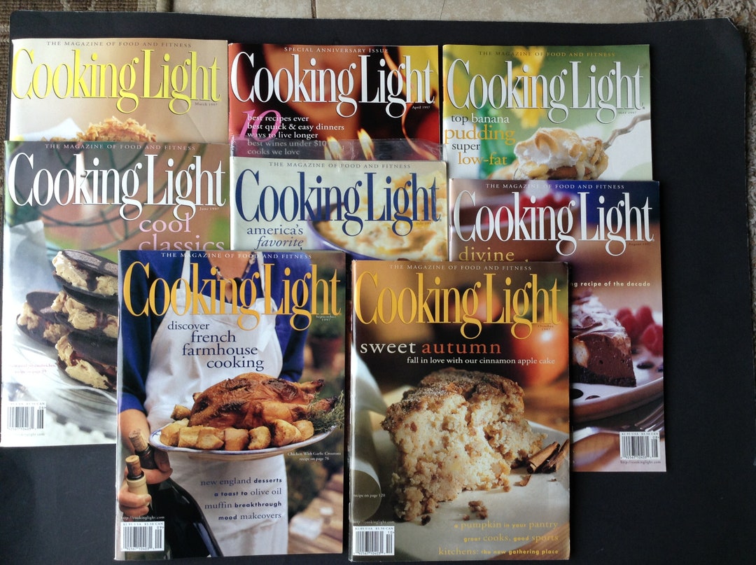 1997 Cooking Light Magazines, Various Issues Available! - Etsy