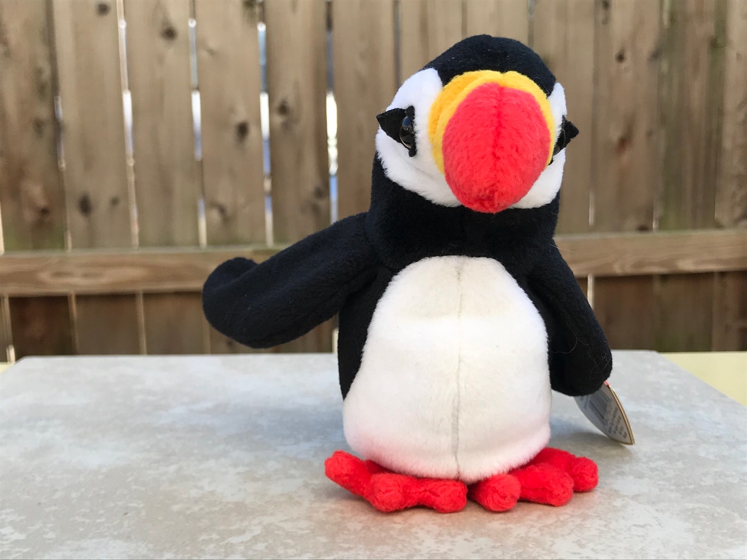 TY Beanie Babies Puffer Plush Puffin Bird 1998 - Etsy