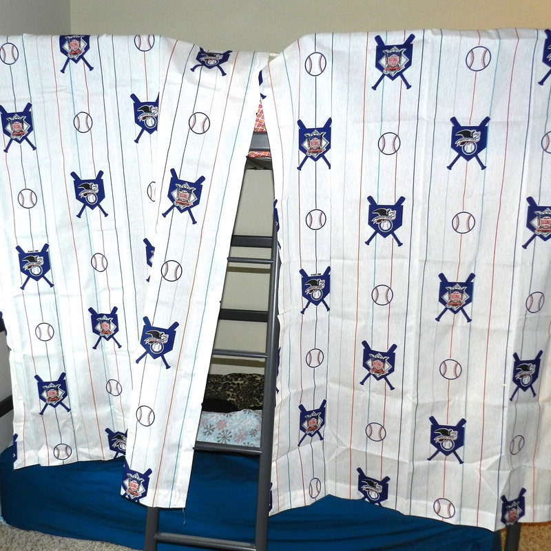 Baseball Curtains - Etsy