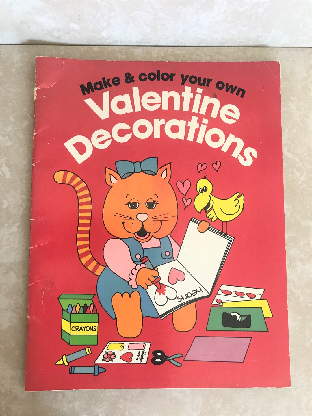 Vintage Valentine Decorations Book 1982 Edition by Jill E. Osborne - Etsy