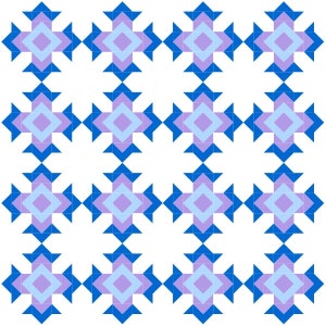 God's Eye (ojo De Dios) Quilt BLOCK Pattern - PDF Instant Download ...