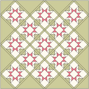 Eight Pointed Star Quilt Block Pattern - PDF Quilt Block Pattern - 9 ...