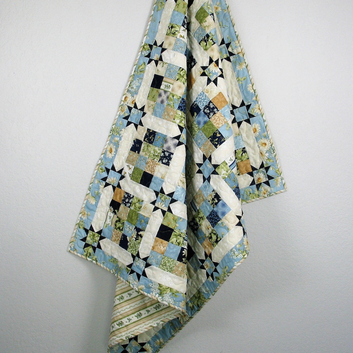 Sixteen Patch Star - Easy PDF Quilt Pattern - Sizes Include Table ...