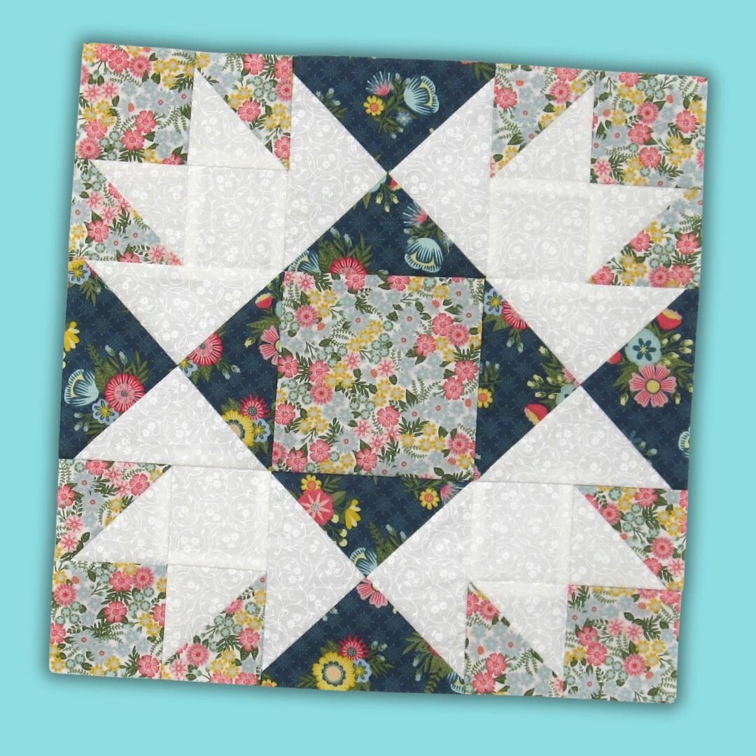 Union Square Block Pattern - PDF Quilt BLOCK Pattern - 12 Inch Block ...