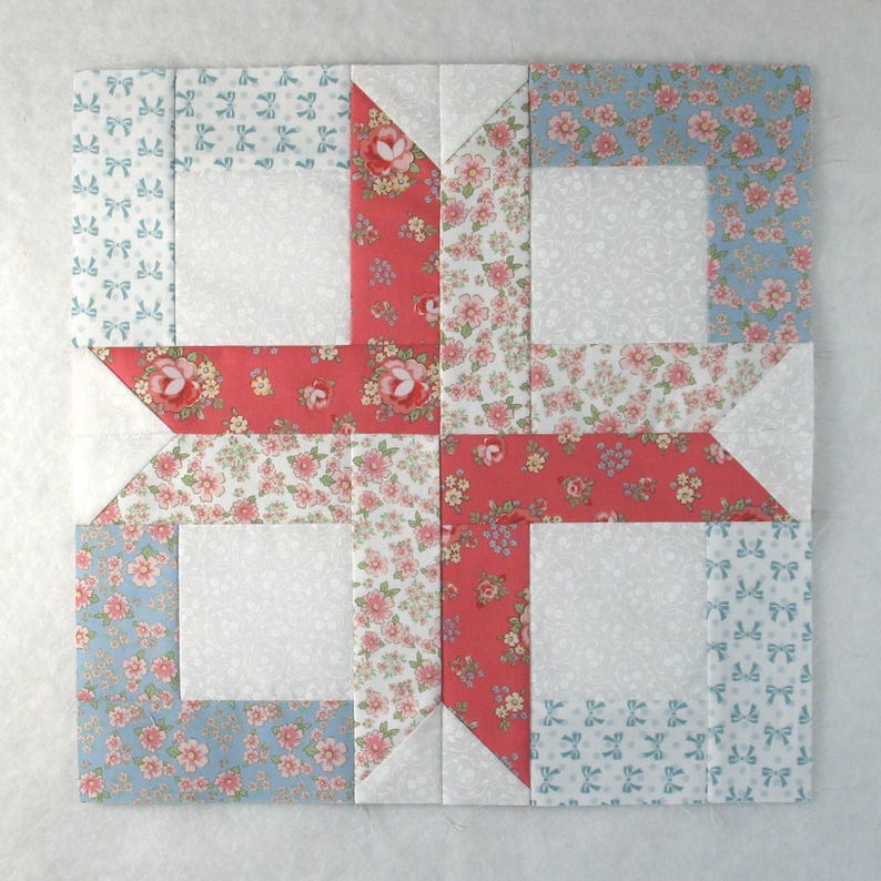 Box Quilt Block Pattern - PDF Quilt BLOCK Pattern - Beginner-friendly ...