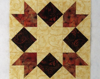 Honeymoon Block PDF Star Quilt Block Pattern 12 Inch Block - Etsy