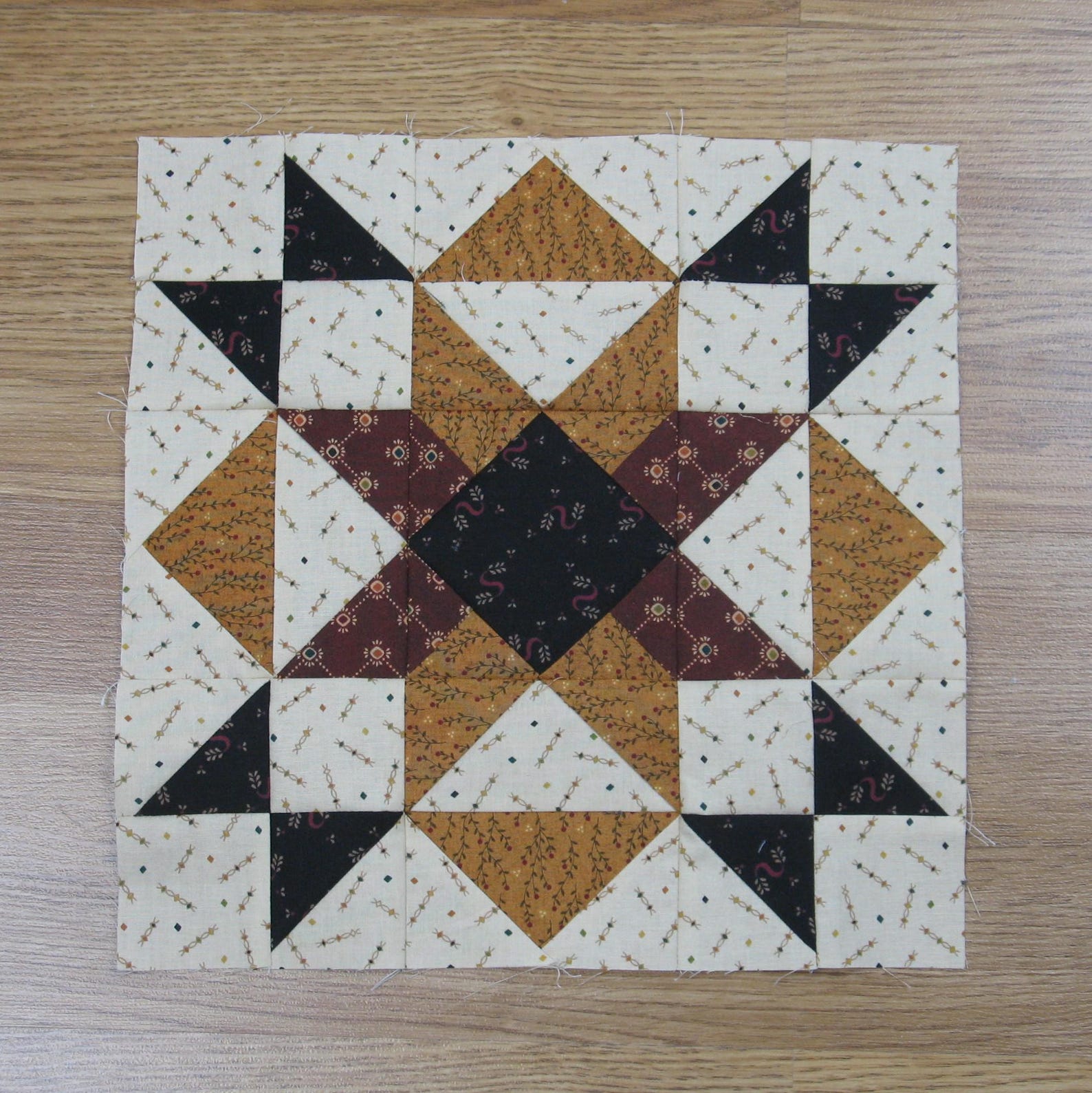Turkey's Dilemma Block Pattern - PDF Quilt BLOCK Pattern - Weathervane ...