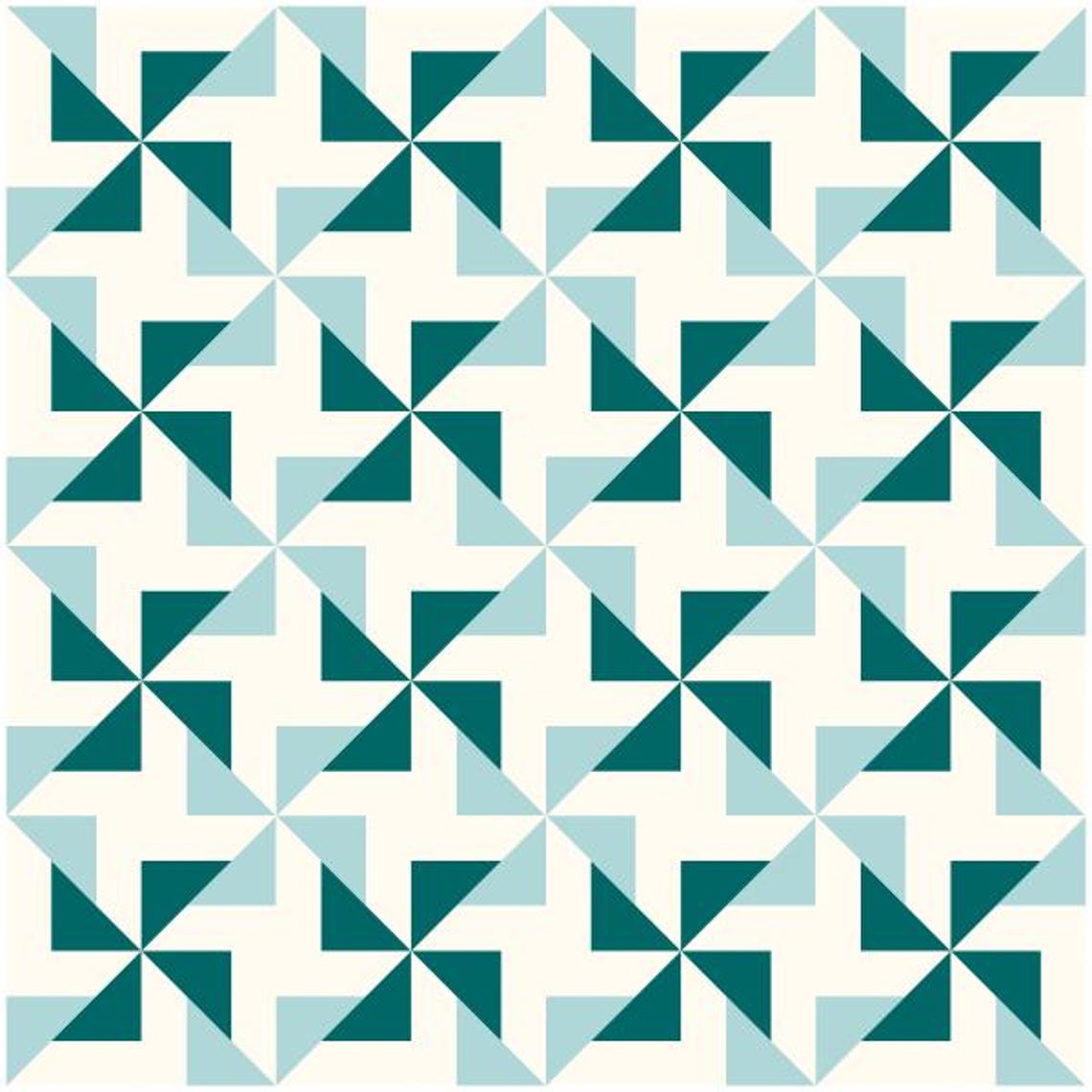 Maggie's Double Pinwheel Quilt Block Pattern - PDF Quilt BLOCK Pattern ...