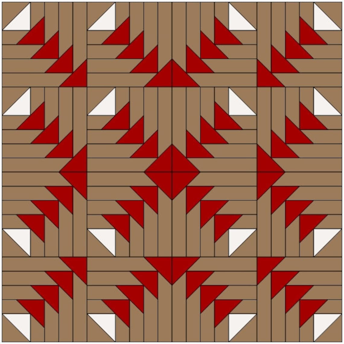 Chicago Geese Block Pattern PDF Quilt Pattern Flying Geese - Etsy