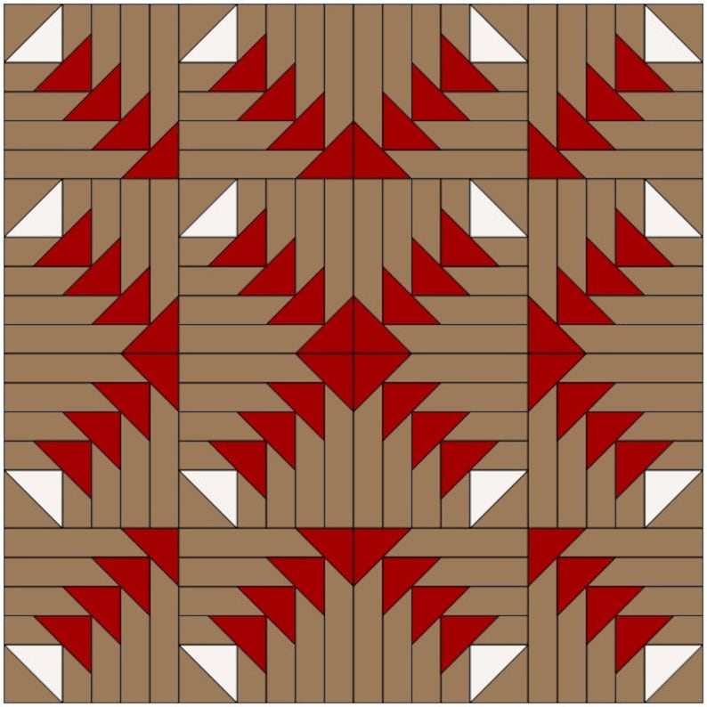 Chicago Geese Block Pattern PDF Quilt Pattern Flying Geese - Etsy