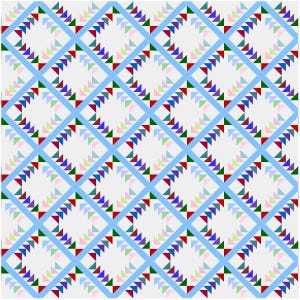 Wild Goose Chase Quilt Block Pattern - PDF Quilt Block Pattern - 16 ...