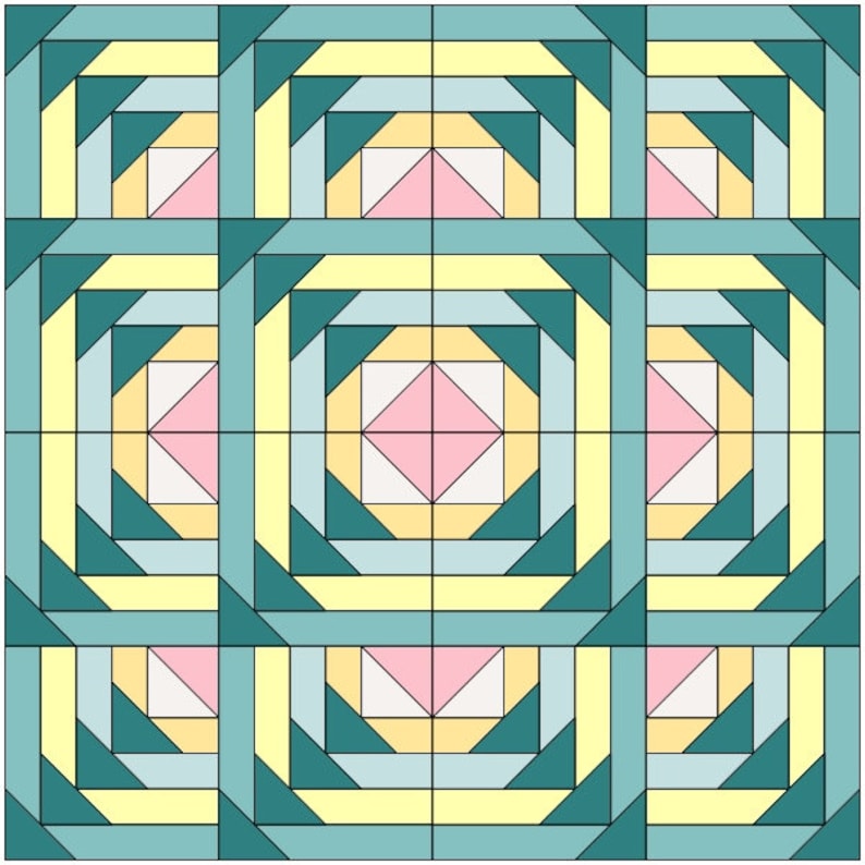 Chicago Geese Block Pattern PDF Quilt Pattern Flying Geese - Etsy