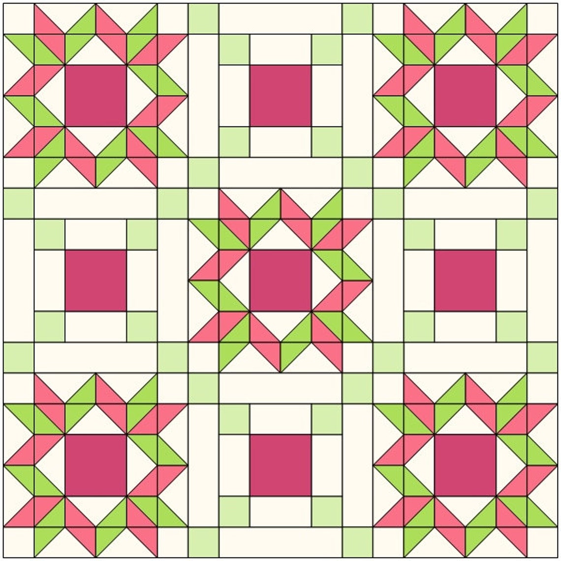 Mother's Choice Block PDF Traditional Quilt Block - Etsy