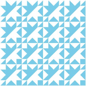 Split Star Quilt BLOCK Pattern - PDF Instant Download - 2 Sizes - 8 and ...