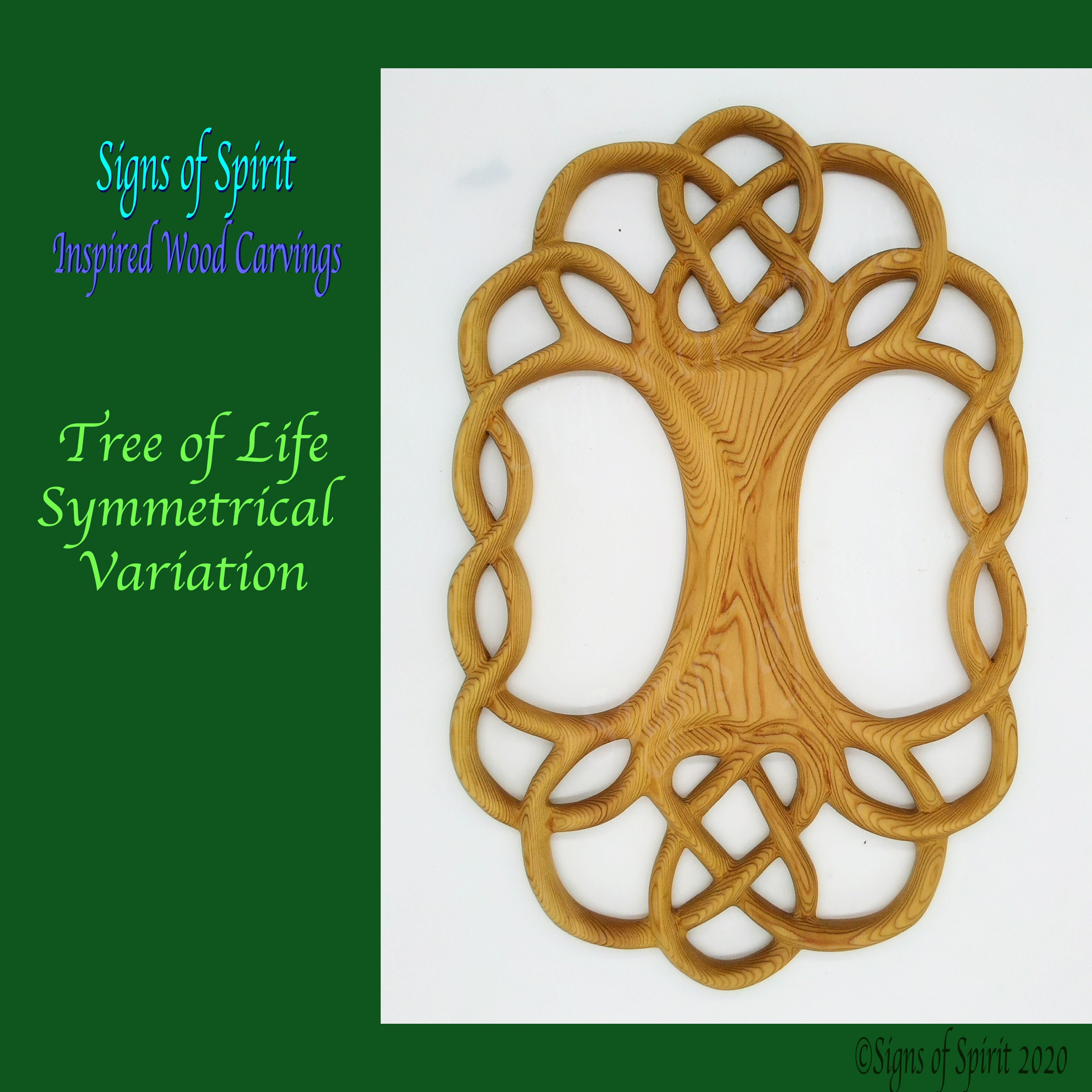 Tree of Life Celtic Wood Carved Knot Yggdrasil Germanic Norse - Etsy