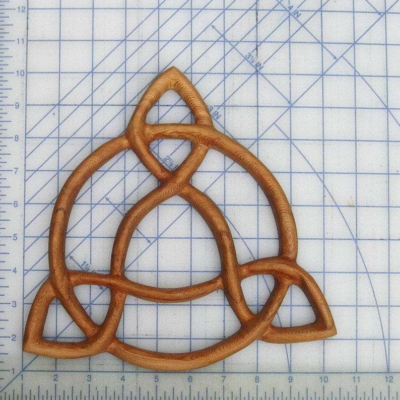 Open Triquetra Celtic Triquetra Knot of Communication Wall - Etsy