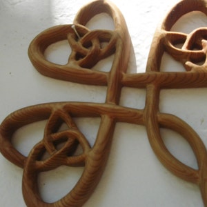 Irish Christian Trinity Heart Shamrock Cross-celtic Three Leaf Clover ...