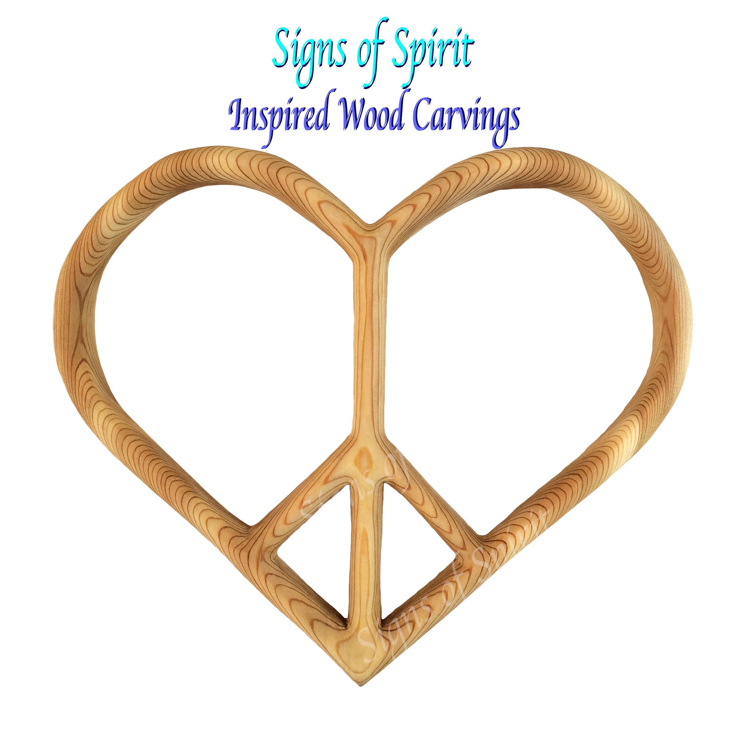 Peace and Love Peace Heart Peaceful Heart Wall Art Wood - Etsy